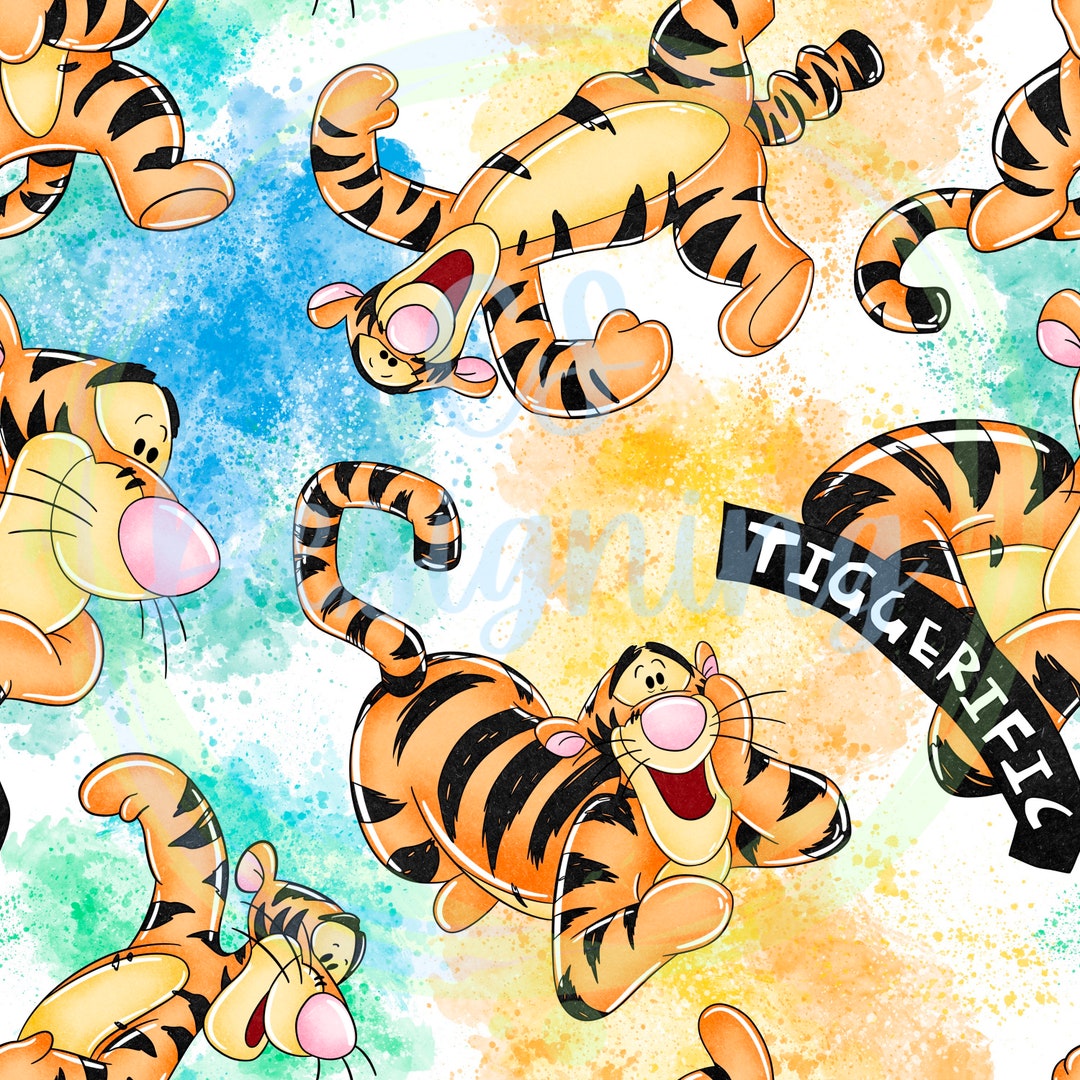 Tigger Seamless,seamless Pattern,digital Paper,digital,paper,seamless ...