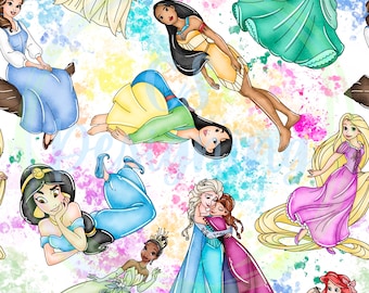 Princess Seamless,princess Seamless Pattern,digital Paper,digital ...