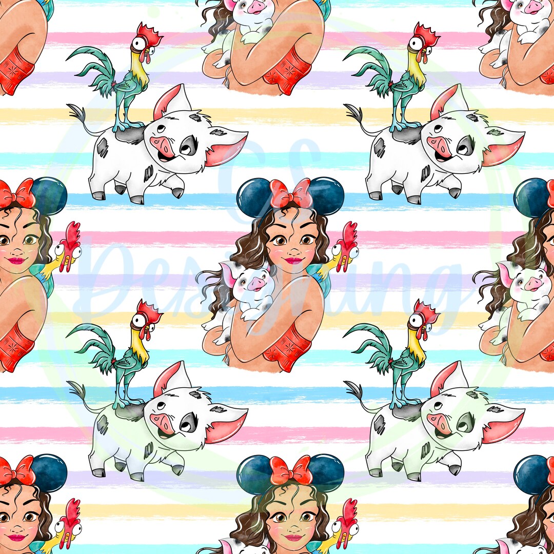 Ocean Princess Seamless,seamless Pattern,digital Paper,digital,paper ...