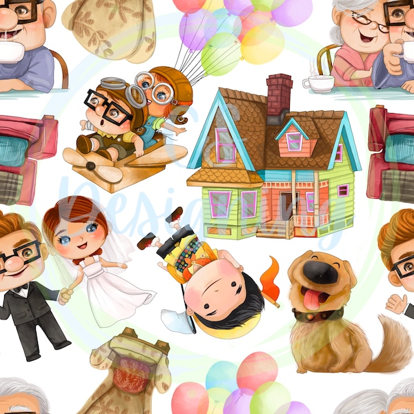 Up Movie Clipart - Etsy
