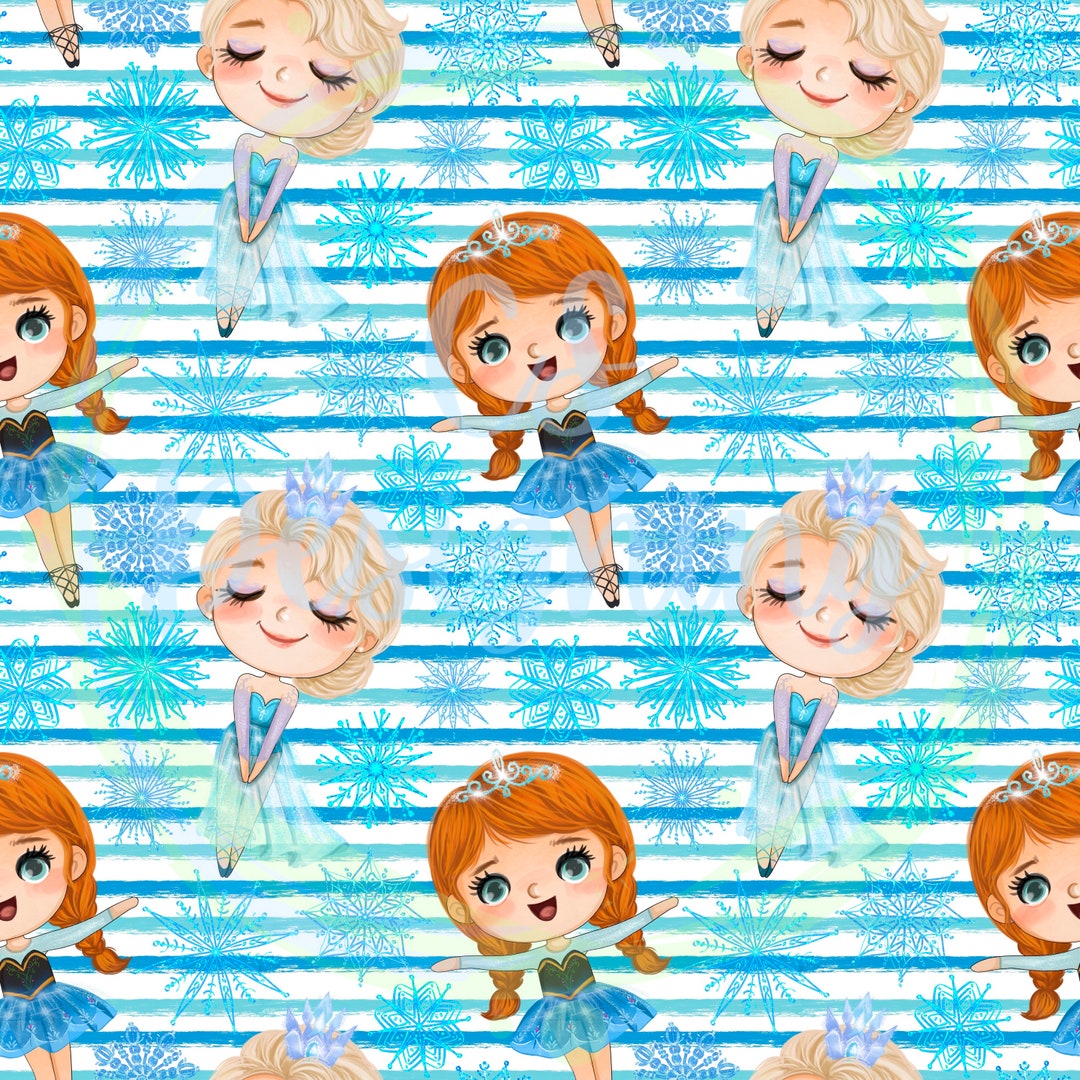 Frozen Digital Paper,elsa,elsa Seamless Pattern,seamless Pattern,magic ...