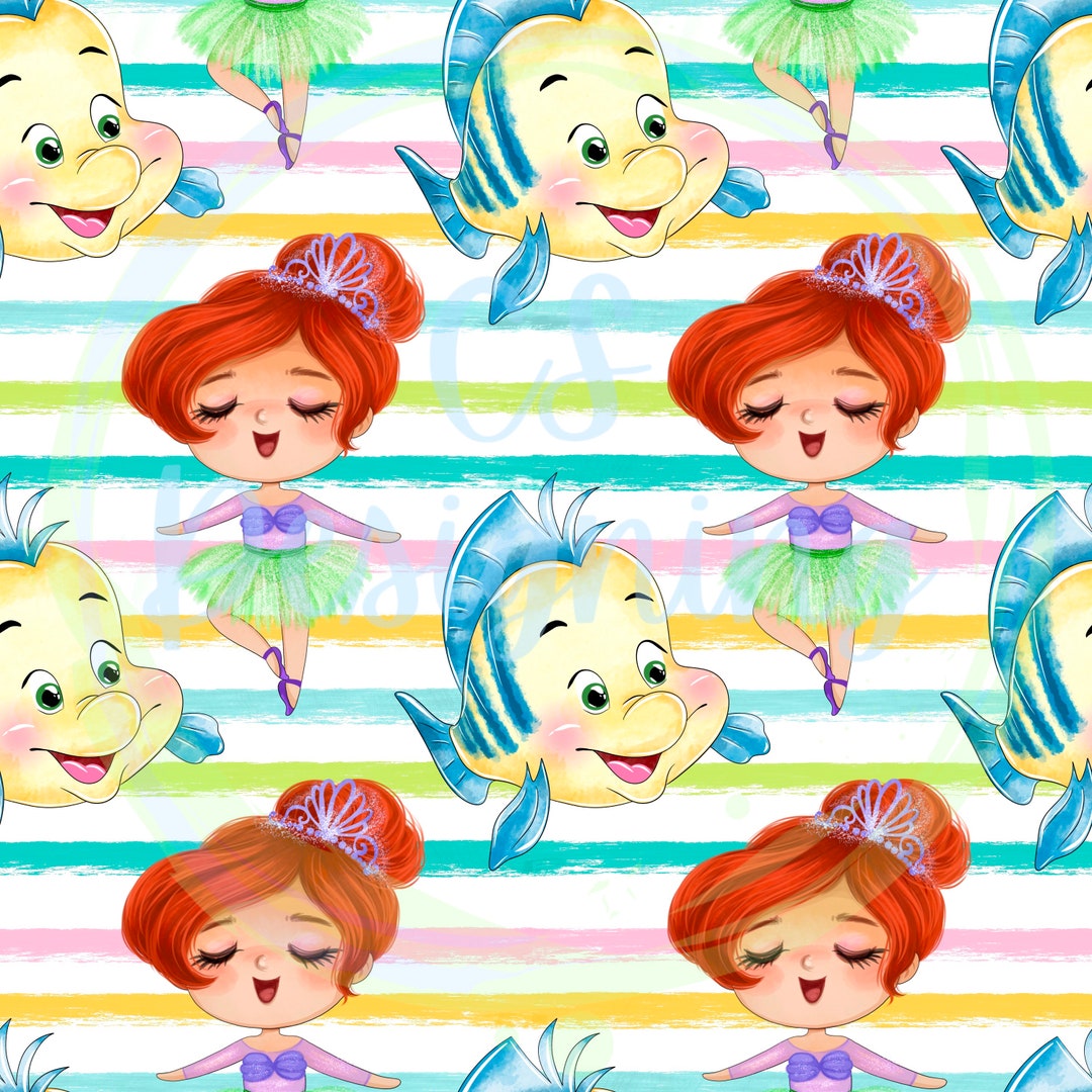 Mermaid Seamless,seamless Pattern,mermaid Pattern,digital Paper,digital ...