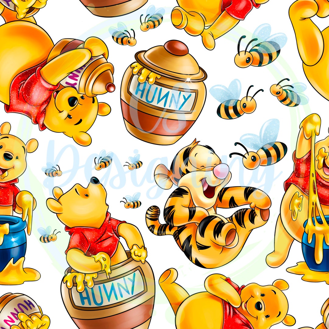 Winnie the Pooh Seamless,seamless Pattern,digital Paper,digital,paper ...