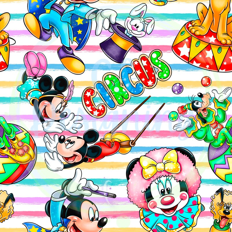 Mickey Mouse Circus - Etsy