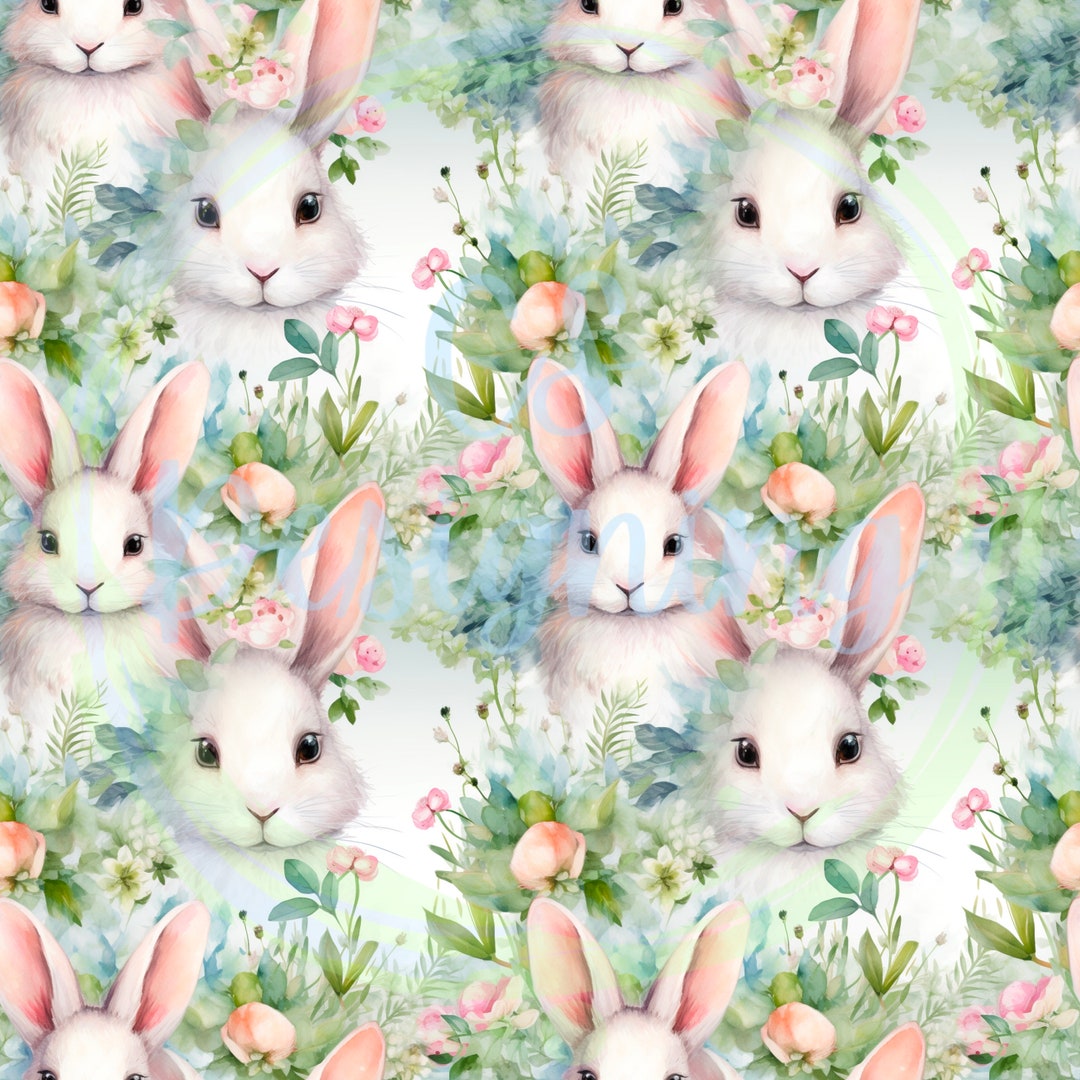 Bunny Seamless,easter Bunny,seamless Pattern,digital Paper,digital ...