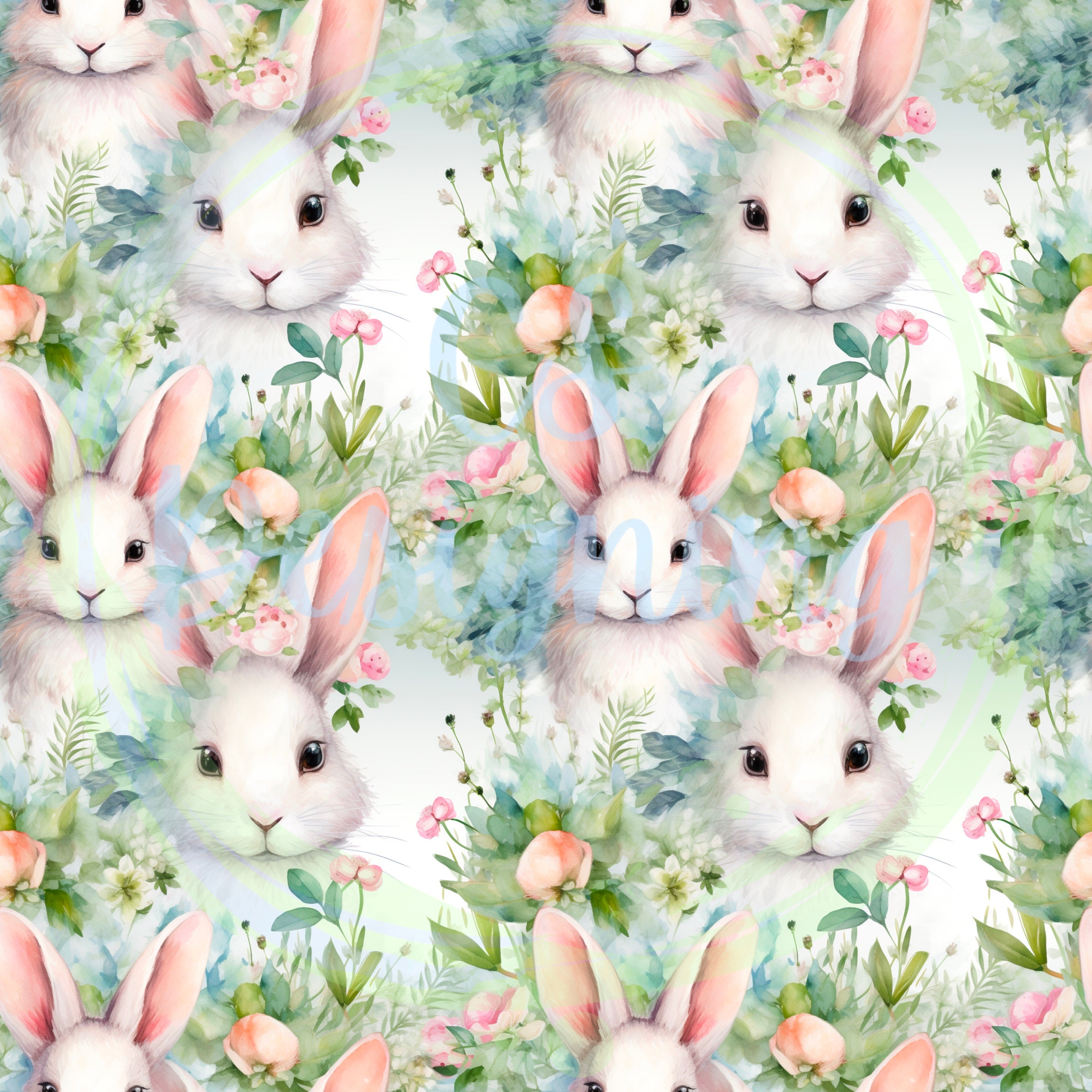 Bunny Seamless,easter Bunny,seamless Pattern,digital Paper,digital ...