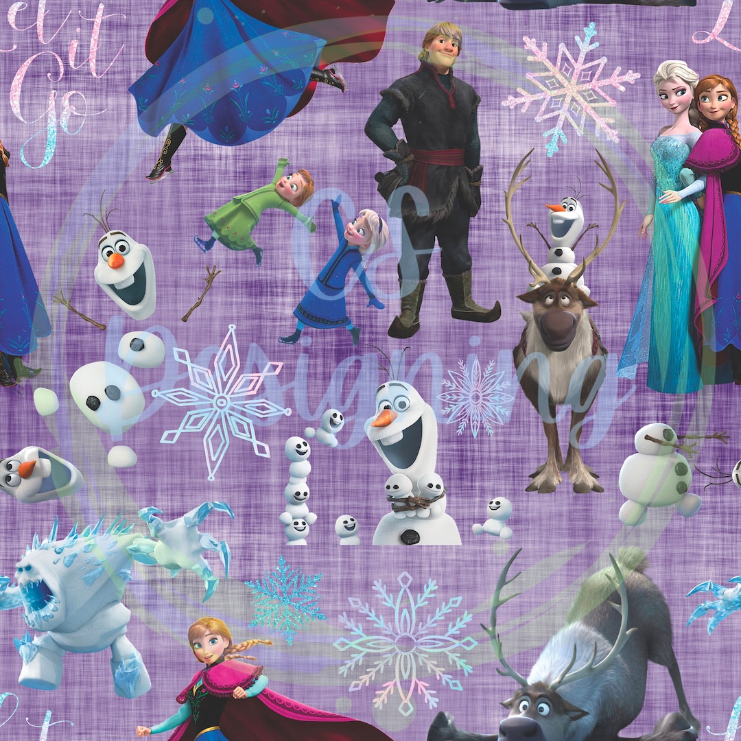 Frozen Digital Paper,elsa,elsa Seamless Pattern,seamless Pattern,magic ...
