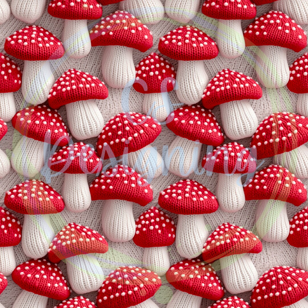 Mushrooms Seamless,seamless Pattern,digital Paper,digital,paper ...