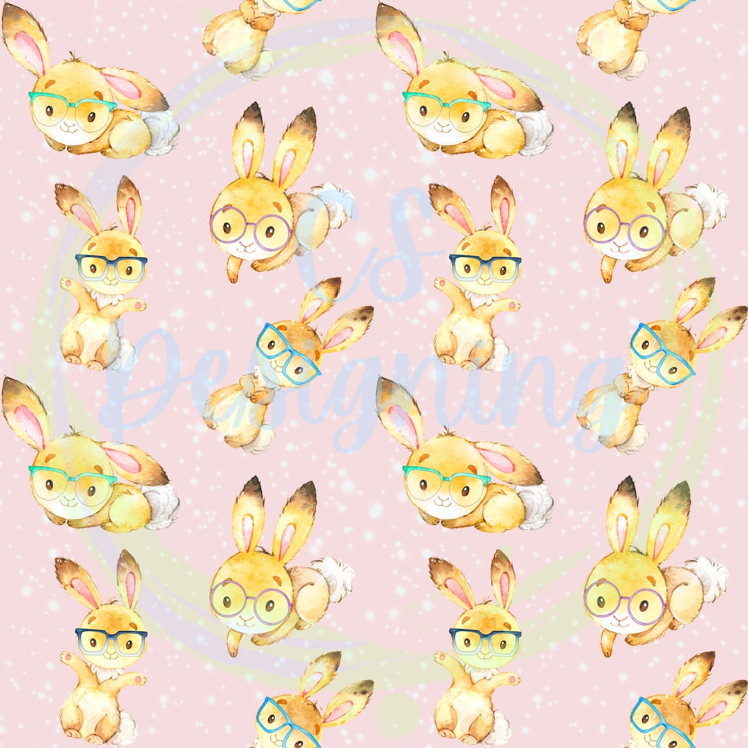 Bunny Seamless,easter Bunny,seamless Pattern,digital Paper,digital ...