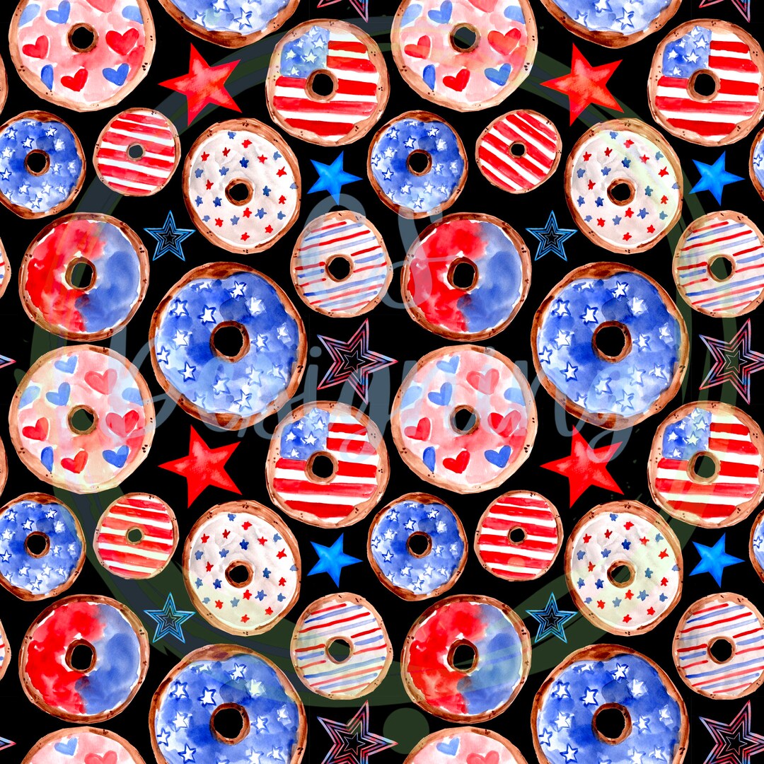Fourth of July Seamless,fourth of July,seamless Pattern,digital Paper ...