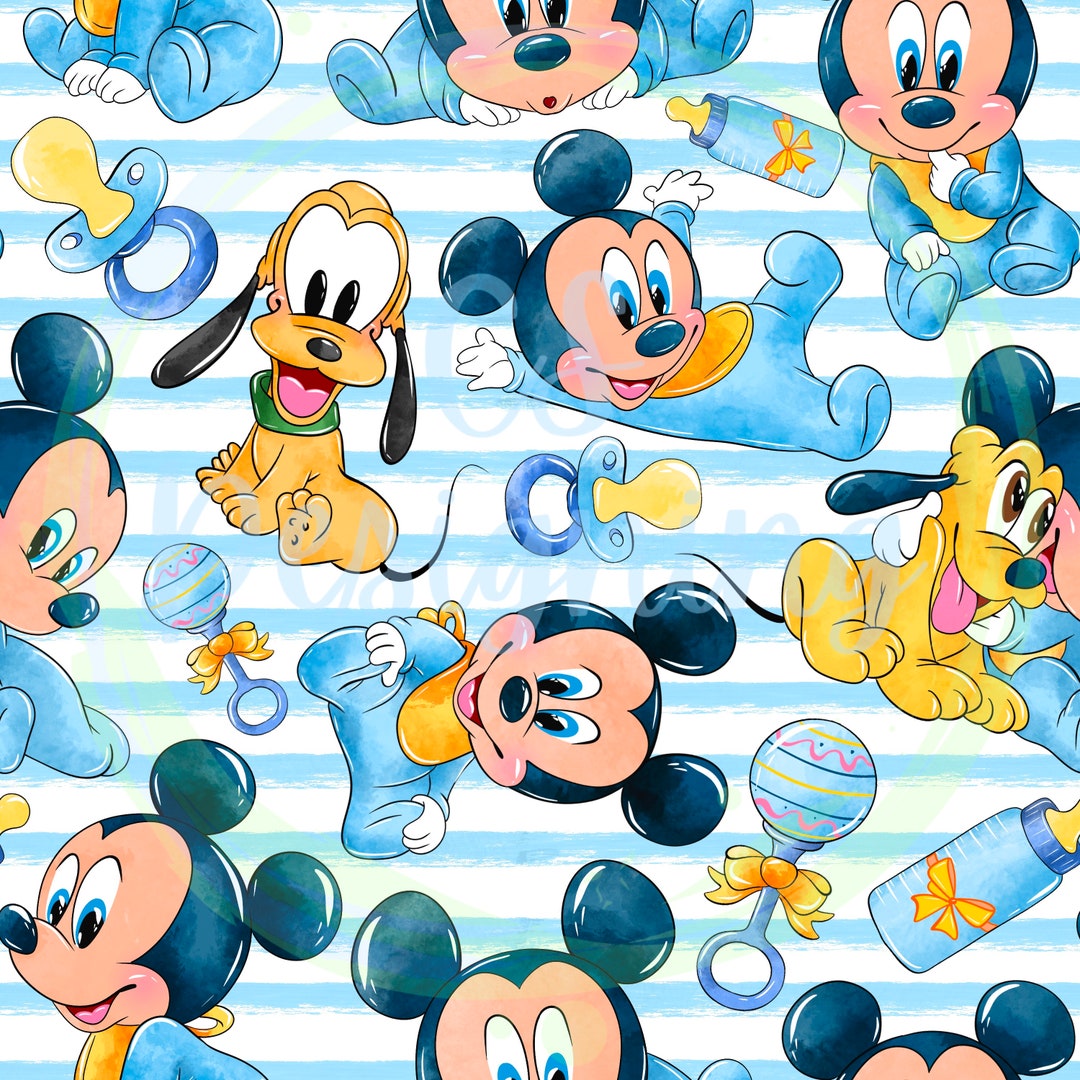 Mickey Seamless,mickey Mouse,seamless Pattern,digital Paper,digital ...