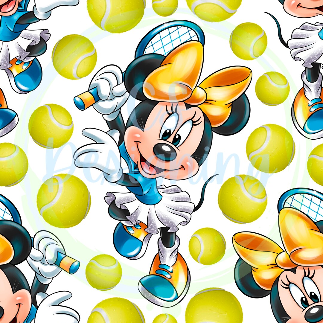Minnie Seamless,tennis Seamless,seamless Pattern,digital Paper,digital ...