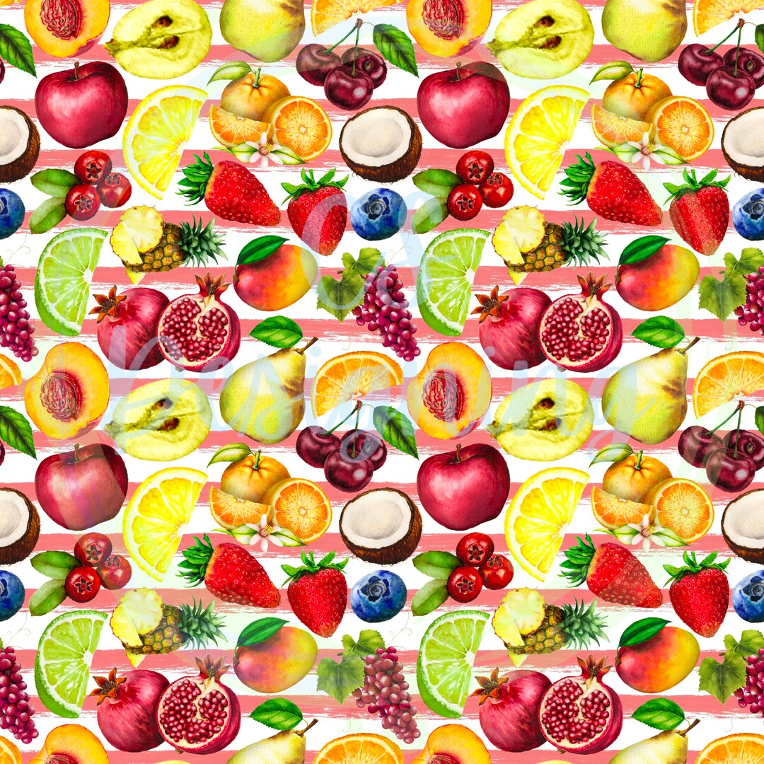 Fruit Seamless,fruit Digital,seamless Pattern,fruit,digital,paper ...