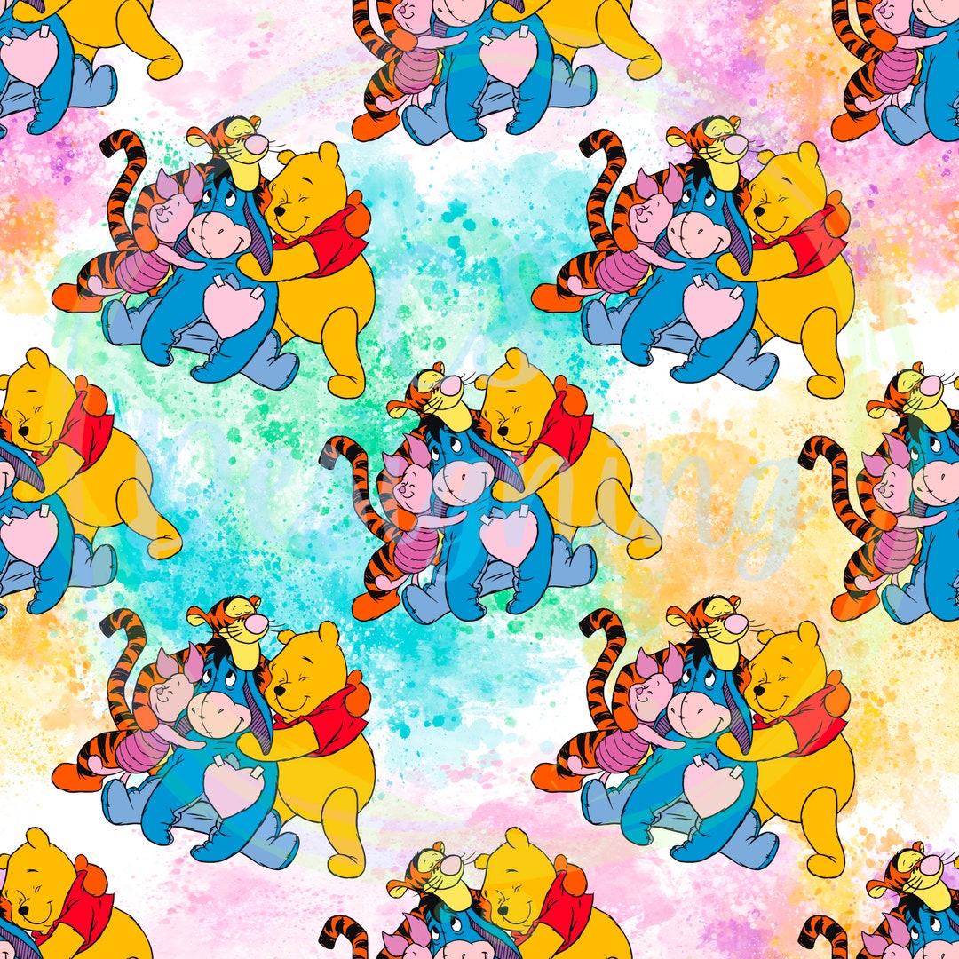 Winnie the Pooh Seamless,seamless Pattern,digital Paper,digital,paper ...