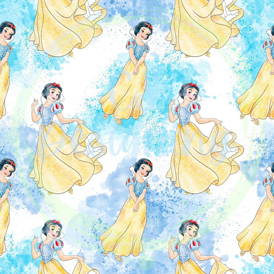 Snow White,princess Seamless Pattern,seamless Pattern,digital Paper ...