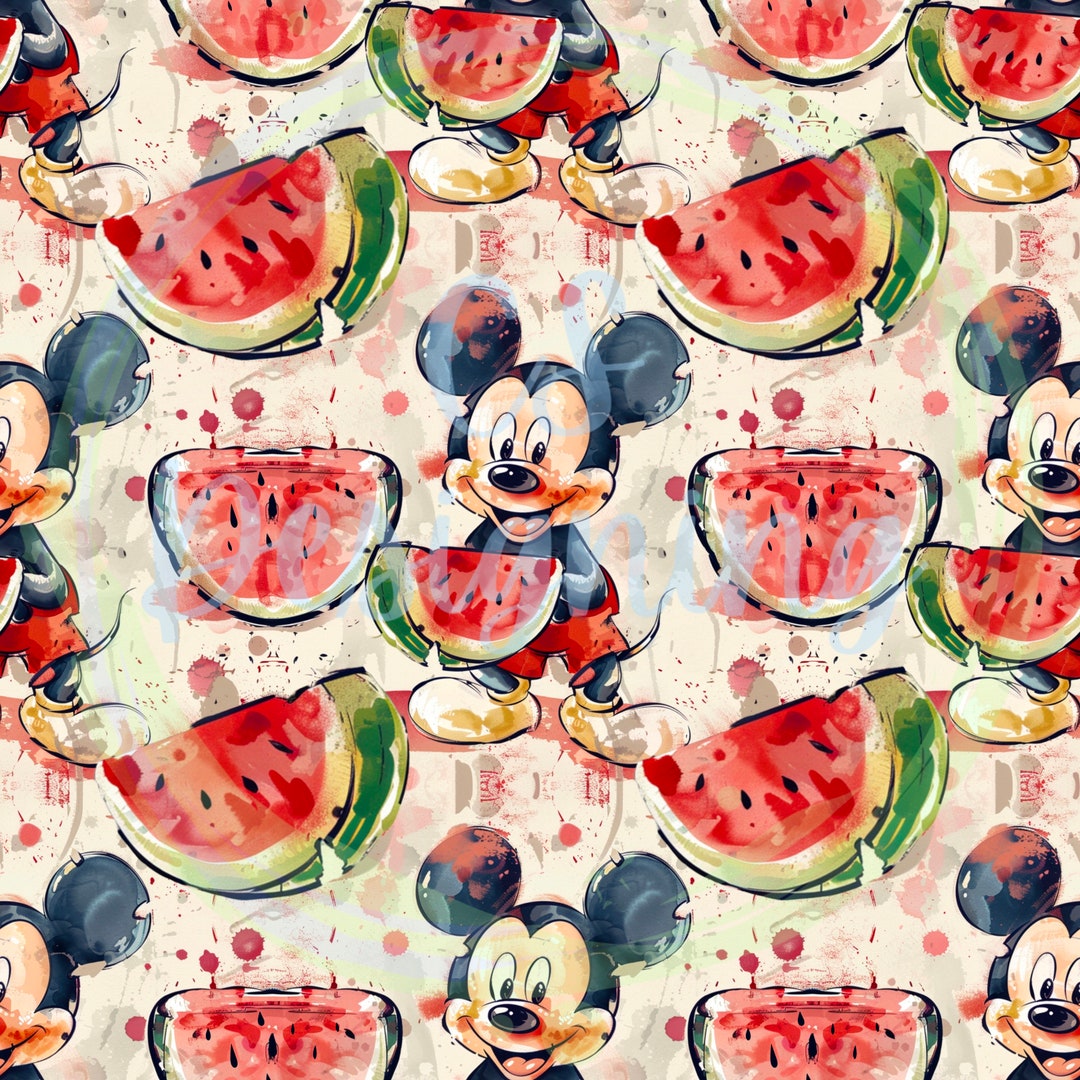 Magic Kingdom Seamless,mouse Friends,seamless Pattern,digital Paper ...