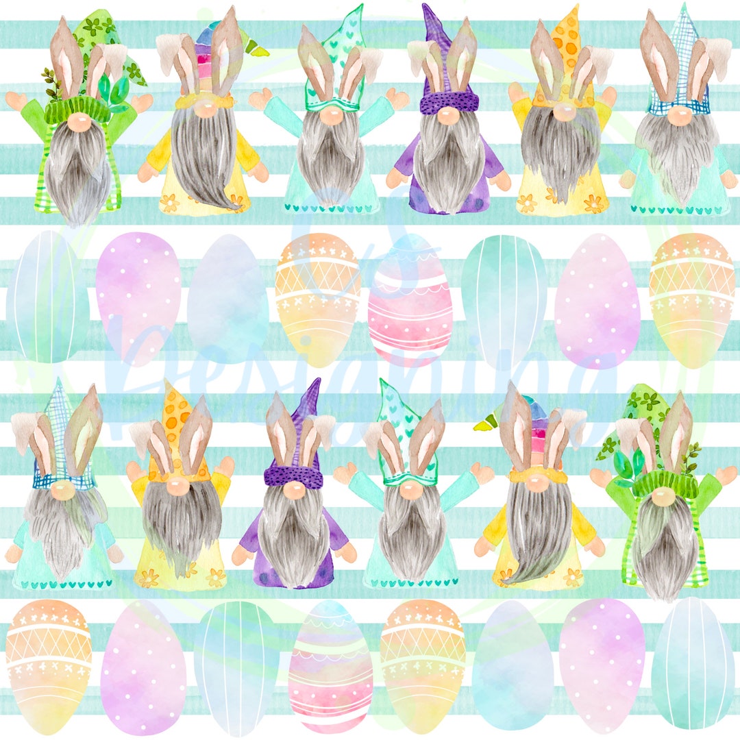 Easter Gnome Pattern,seamless Pattern,seamless Pattern,digital,paper ...
