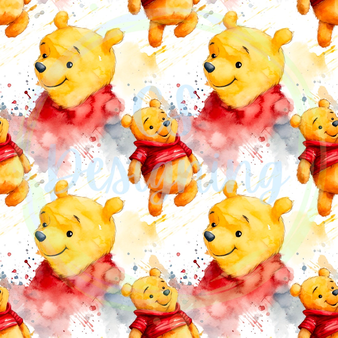 Winnie the Pooh Seamless,seamless Pattern,digital Paper,digital,paper ...