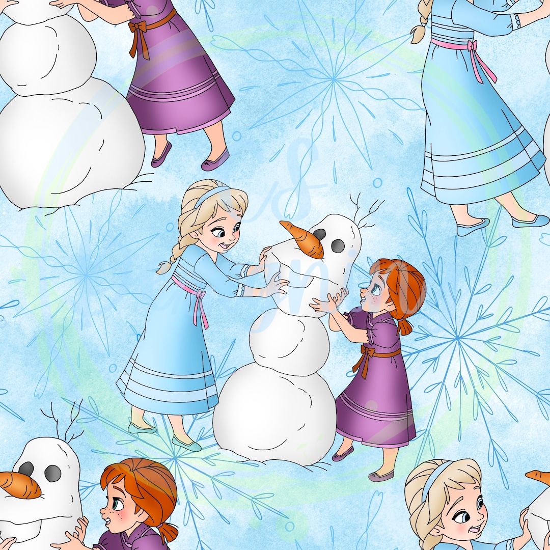 Frozen Digital Paper,elsa,elsa Seamless Pattern,seamless Pattern,magic ...