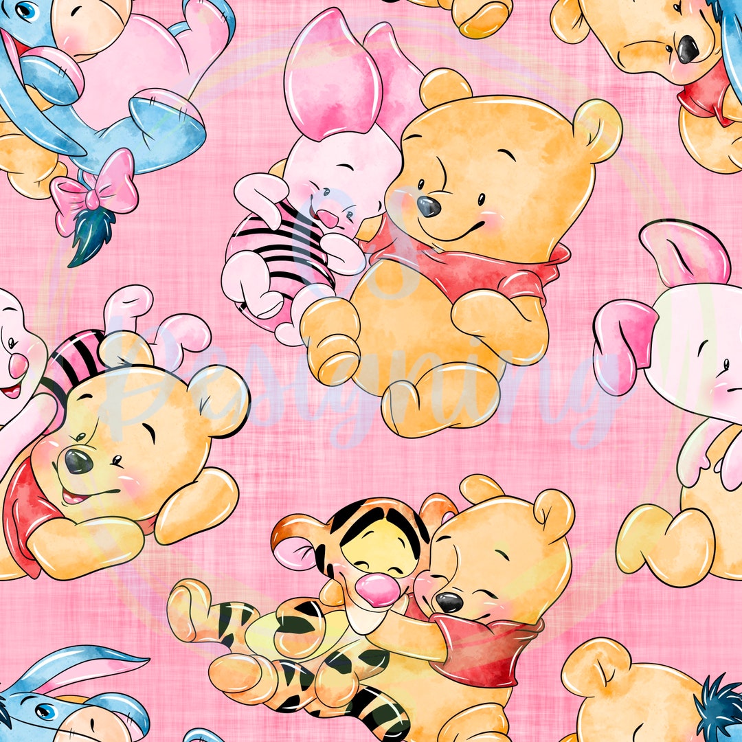 Winnie the Pooh Seamless,seamless Pattern,digital Paper,digital,paper ...