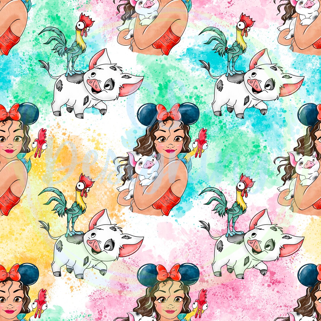 Ocean Princess Seamless,seamless Pattern,digital Paper,digital,paper ...