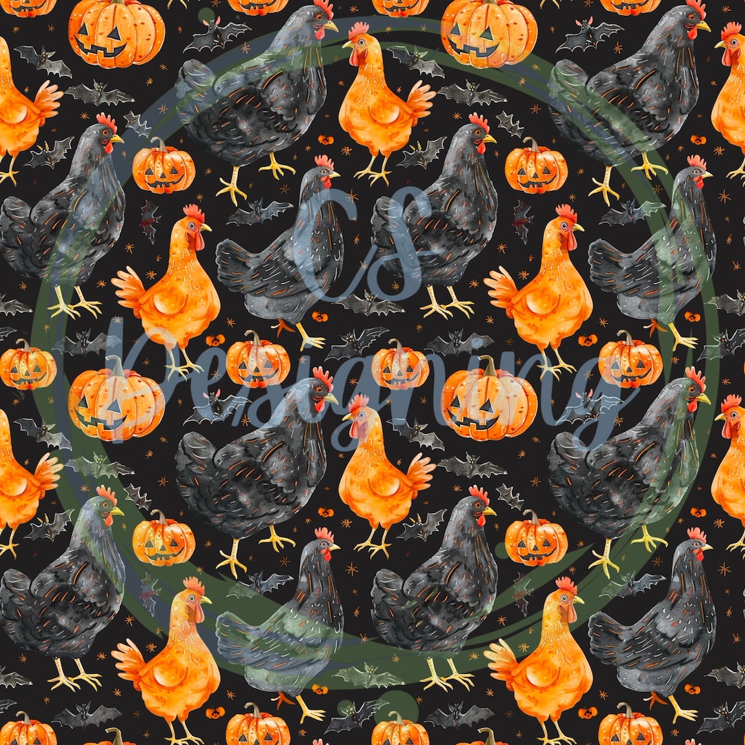 Halloween Seamless Digital File,seamless Pattern,digital Paper,digital ...