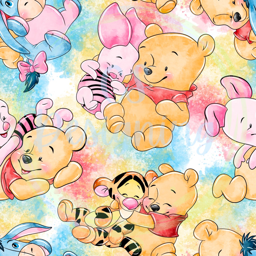 Winnie the Pooh Seamless,seamless Pattern,digital Paper,digital,paper ...