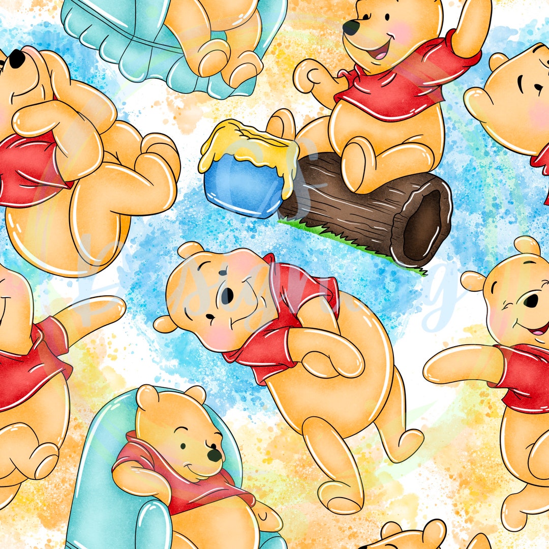 Winnie the Pooh Seamless,seamless Pattern,digital Paper,digital,paper ...