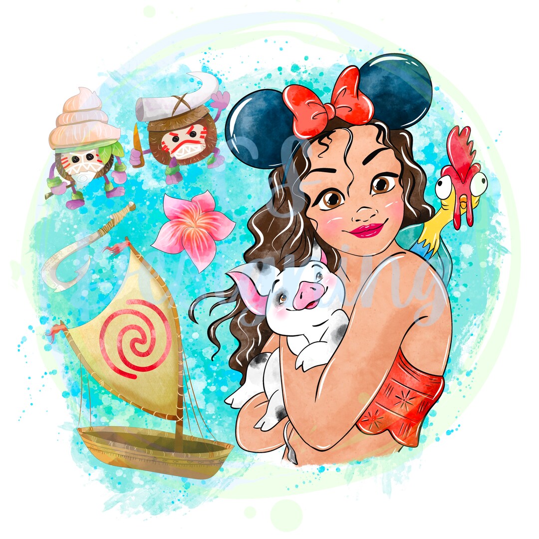 Hei Hei Png,pua Png,moana Decal,sublimation Transfer,tshirt Transfer ...