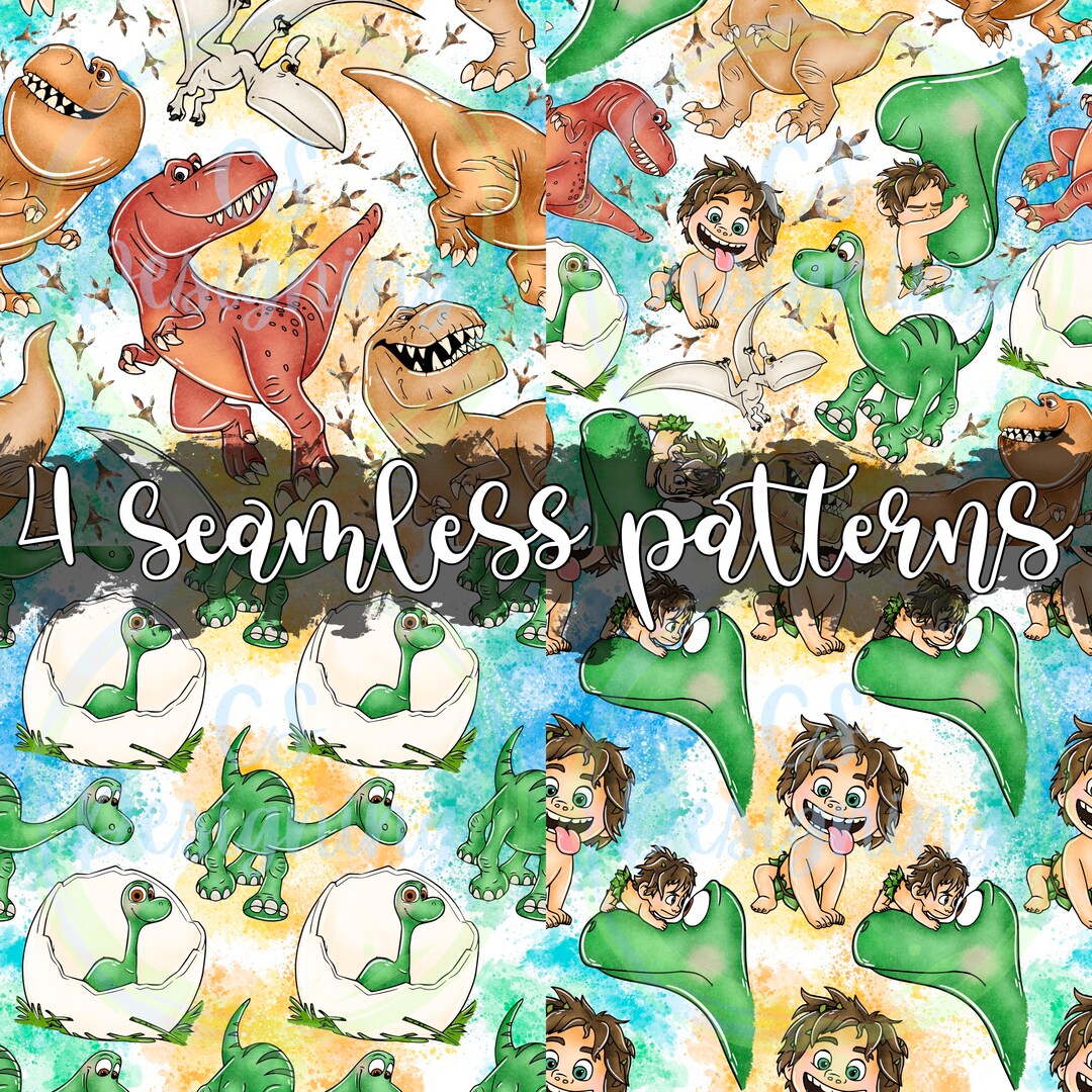 Dinosaur Seamless Pattern,seamless Pattern,digital Paper,digital,paper ...
