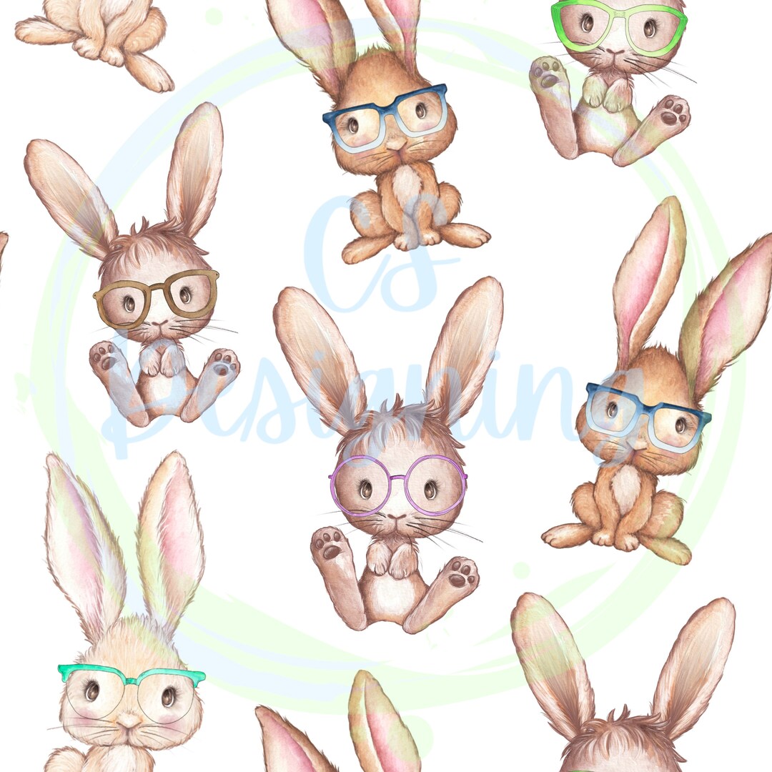 Bunny Seamless,easter Bunny,seamless Pattern,digital Paper,digital ...
