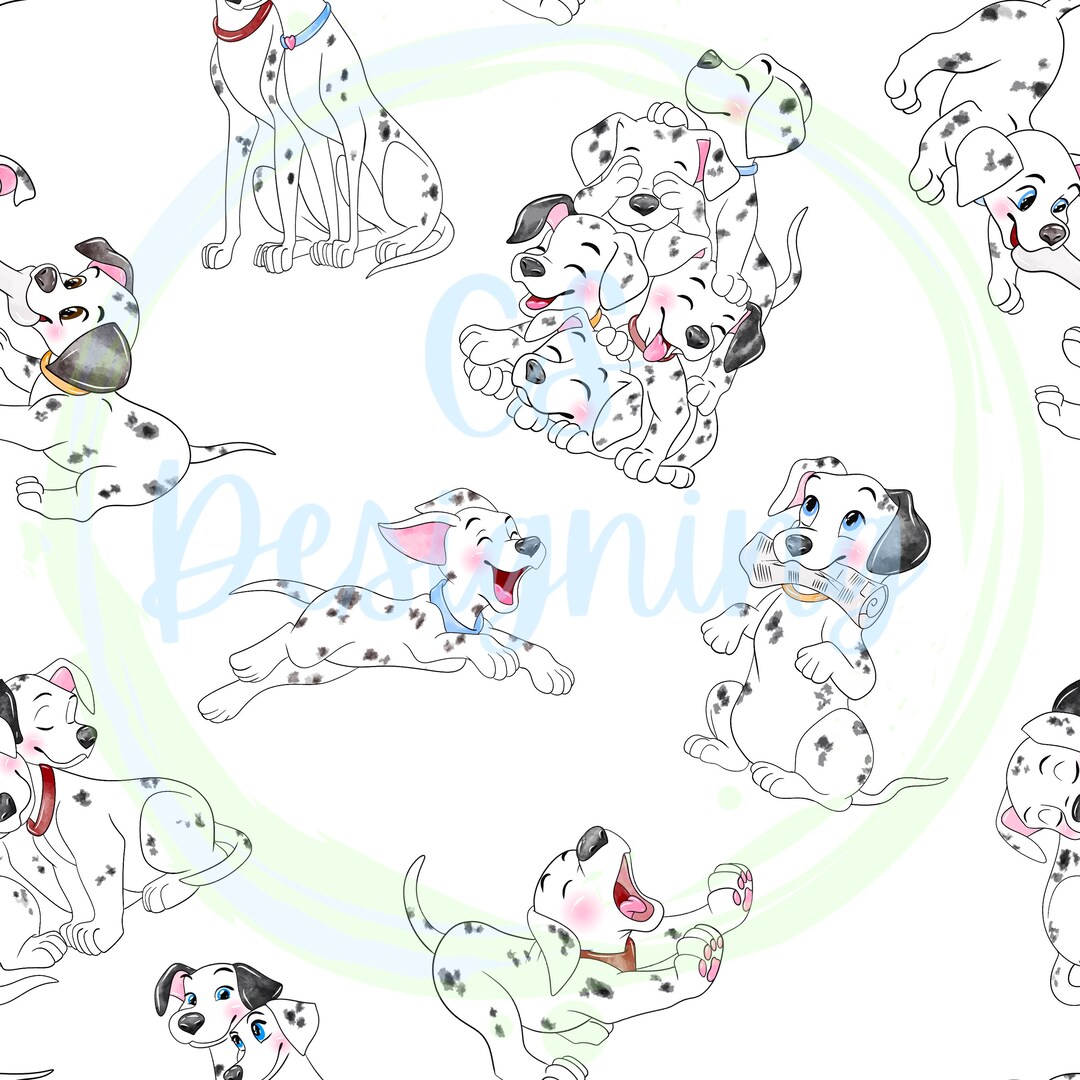 Cruella Seamless,101 Dalmatians,cruella Digital Paper,seamless Pattern,digital Paper,digital ...