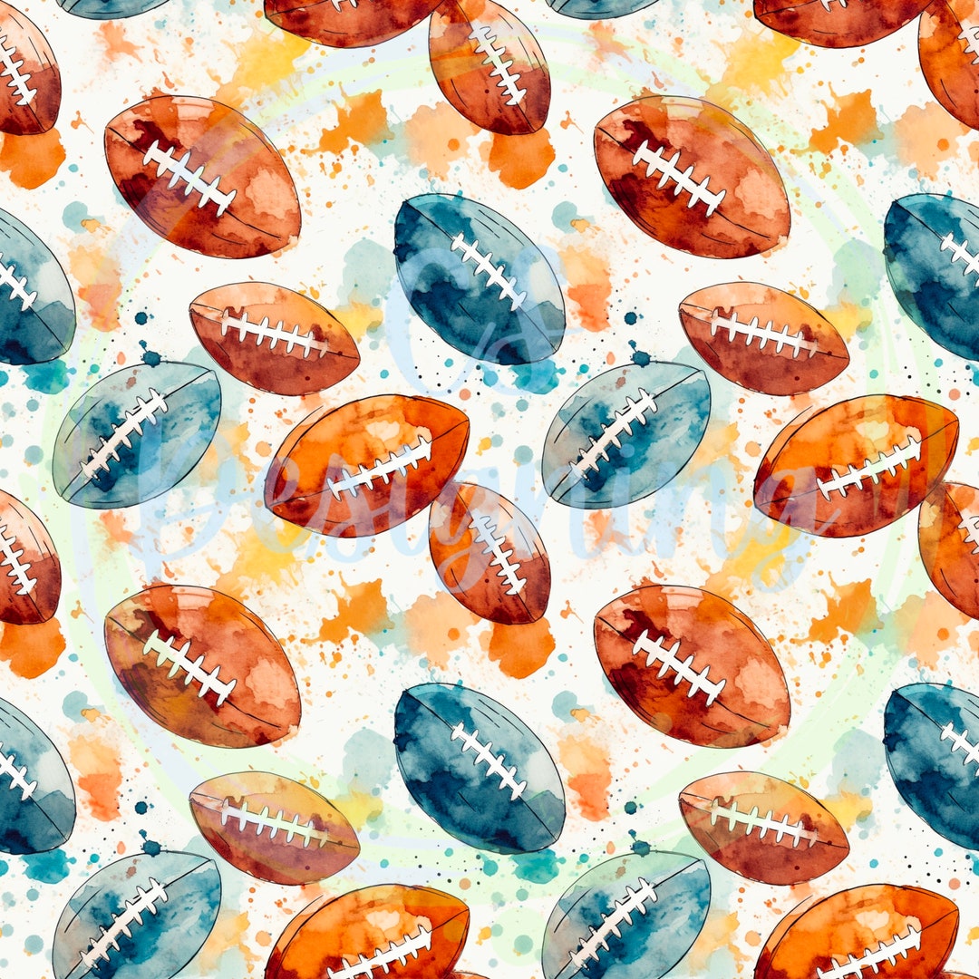 Football Seamless,football Seamless File,seamless Pattern,digital Paper ...