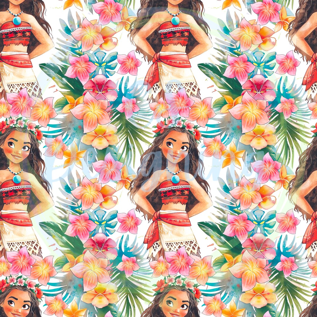 Ocean Princess Seamless,seamless Pattern,digital Paper,digital,paper ...