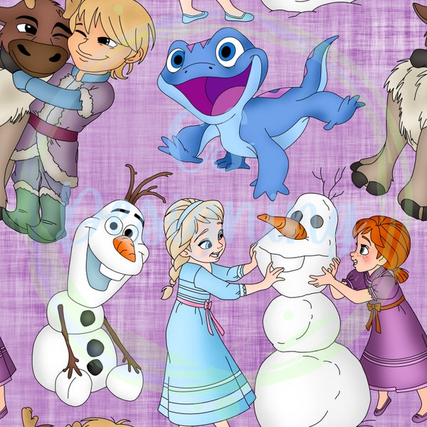 Frozen Fabric - Etsy