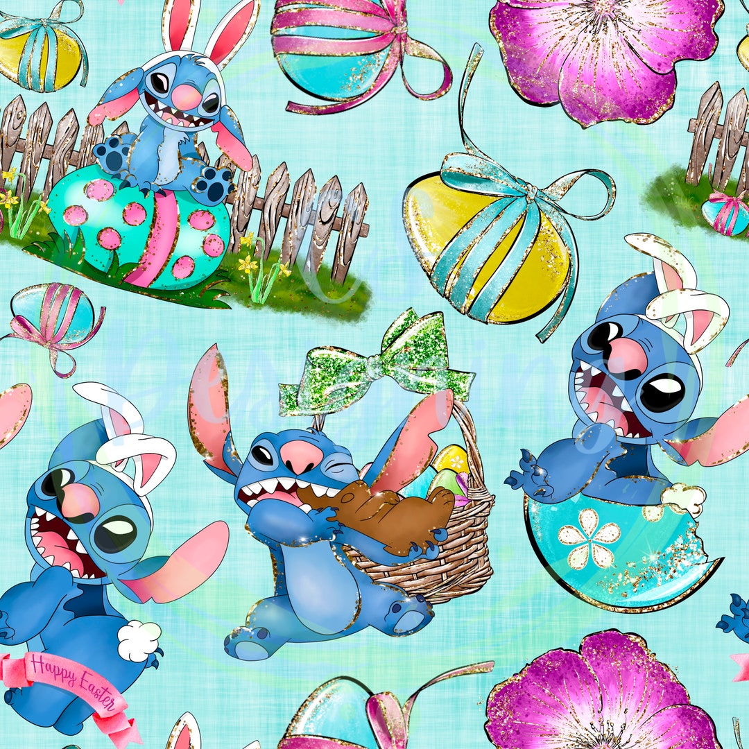 Stitch Easter,easter Seamless Pattern,easter Pattern,seamless Pattern ...