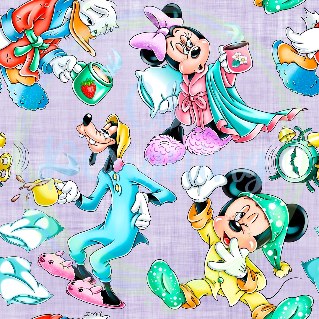 Magic Kingdom Seamless,mickey Seamless,seamless Pattern,digital Paper ...
