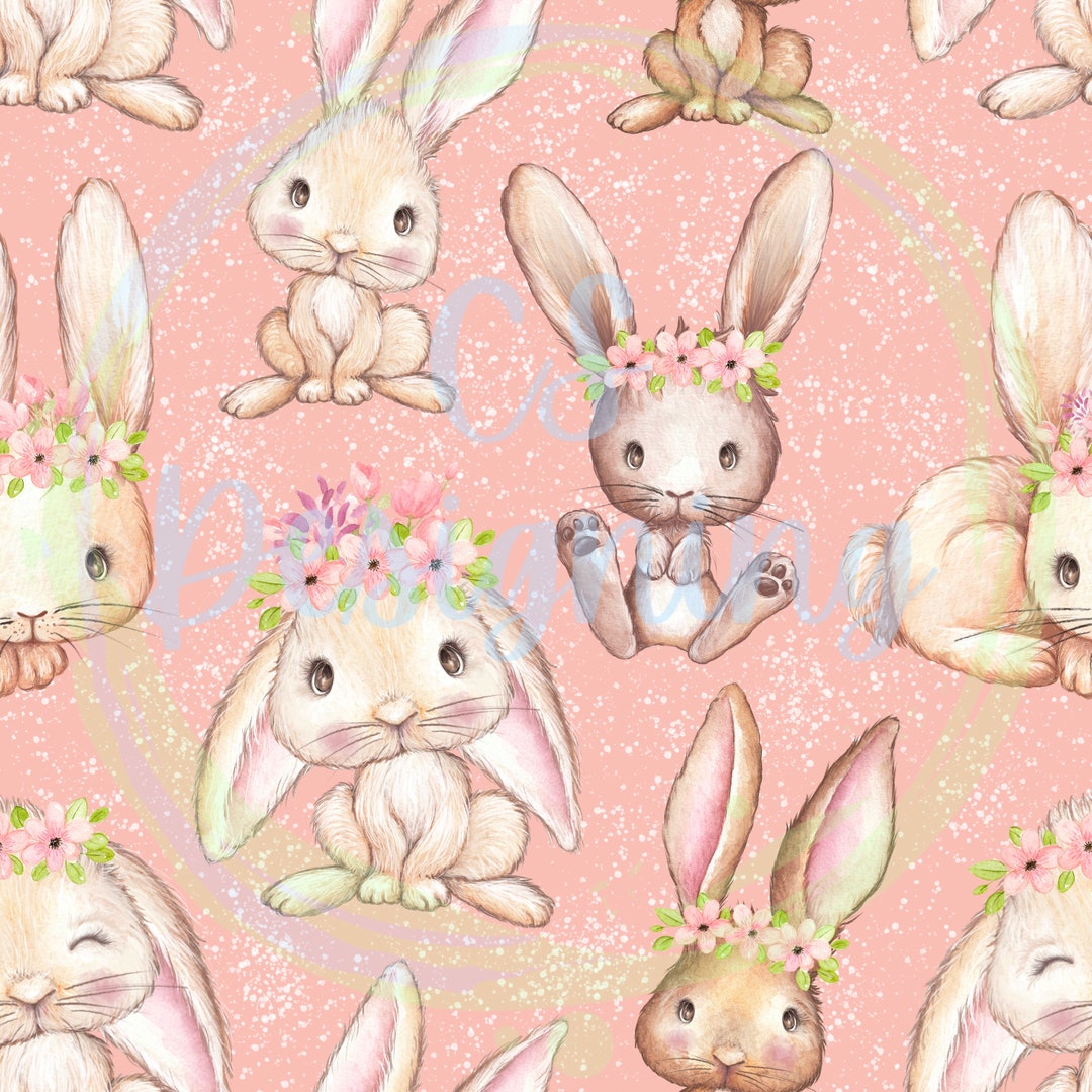 Bunny Seamless,easter Bunny,seamless Pattern,digital Paper,digital ...