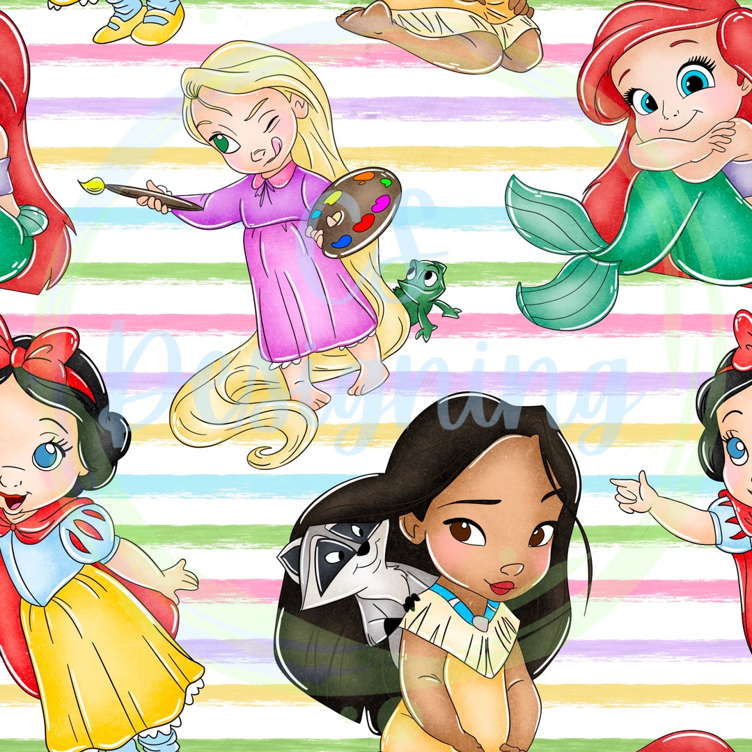 Princess Seamless,princess Seamless Pattern,digital Paper,digital ...