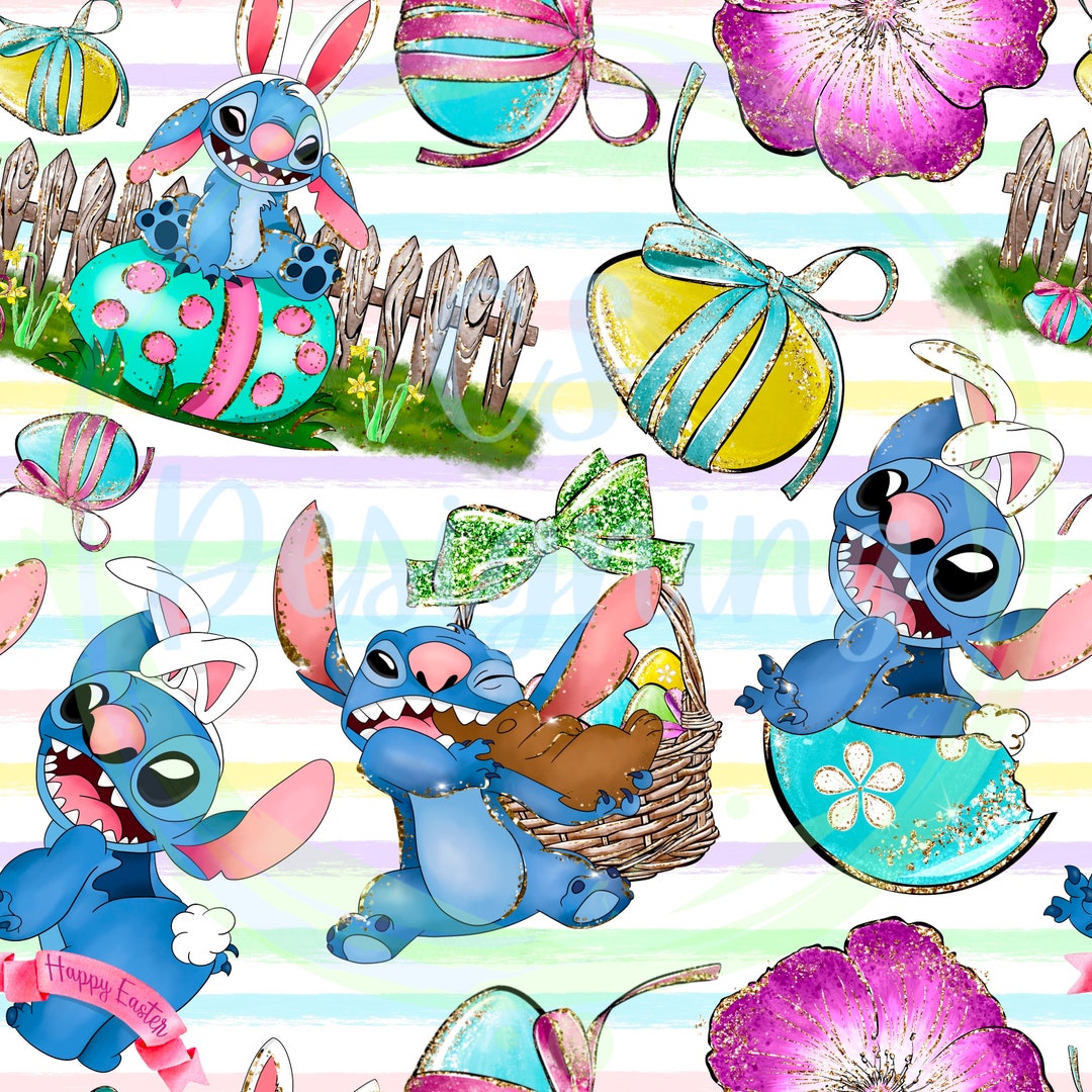 Stitch Easter,easter Seamless Pattern,easter Pattern,seamless Pattern,digital,paper,seamless ...