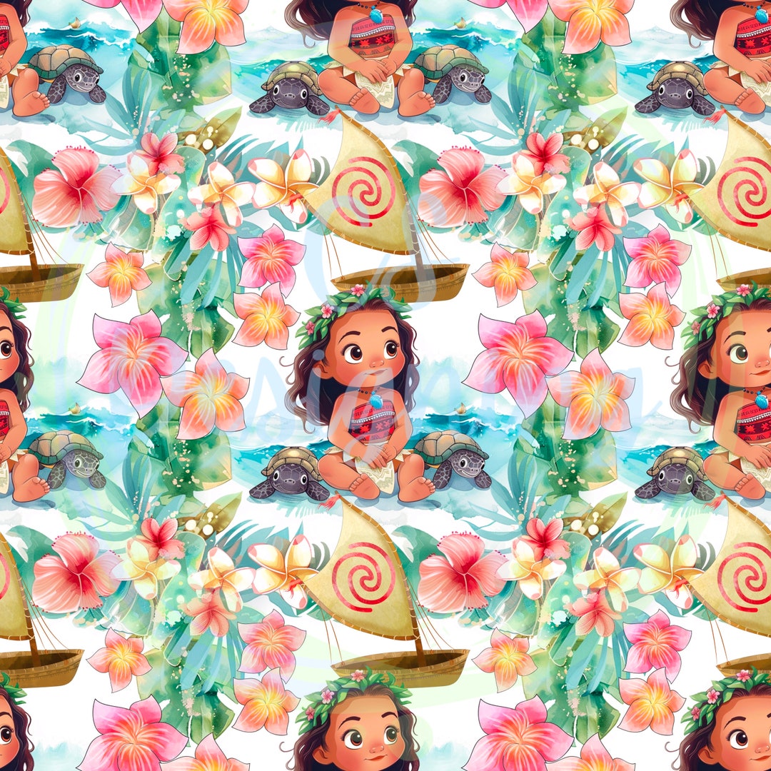 Ocean Princess Seamless,seamless Pattern,digital Paper,digital,paper ...