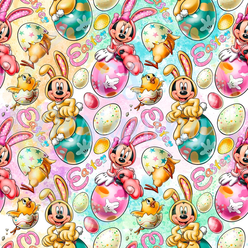 Mouse Easter,easter Seamless Pattern,easter Pattern,seamless Pattern,digital,paper,seamless ...