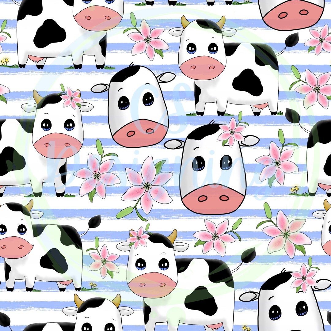 Cow Seamless Pattern,cow Print,seamless Pattern,digital Paper,digital ...