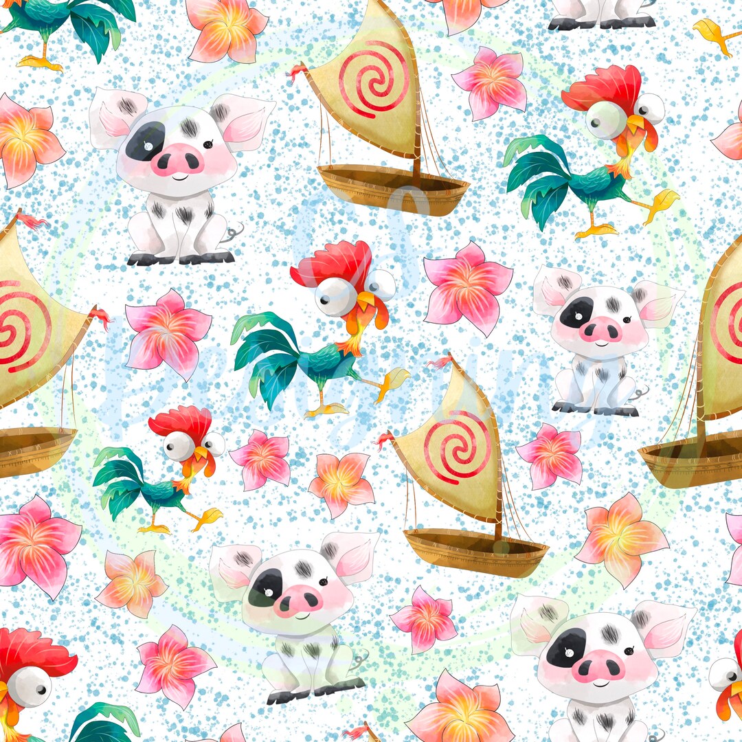 Ocean Princess Seamless,seamless Pattern,digital Paper,digital,paper ...