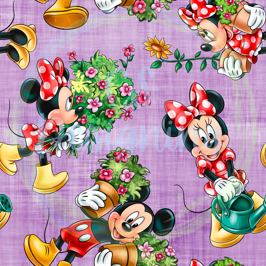 Magic Kingdom Seamless,mickey Seamless,seamless Pattern,digital Paper ...