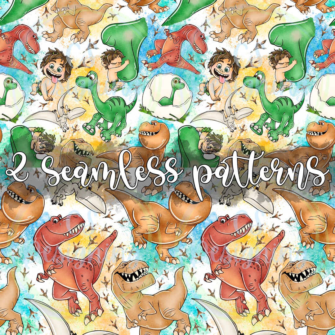 Dinosaur Seamless Pattern,seamless Pattern,digital Paper,digital,paper ...