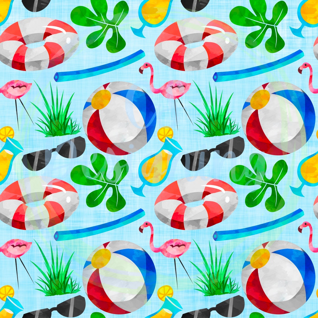 Summer Seamless,summer Pattern,seamless Pattern,digital Paper,digital ...