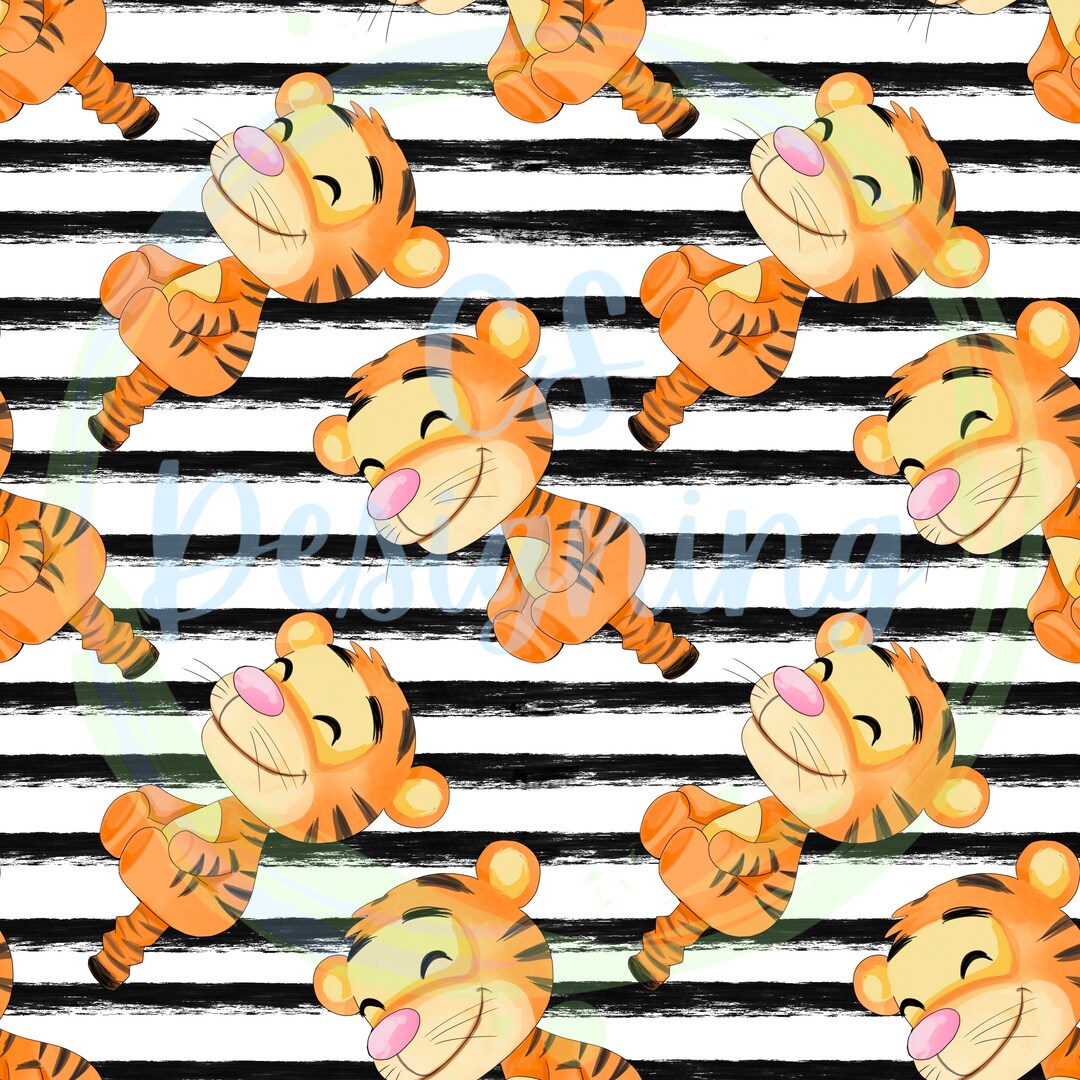 Tigger Seamless,seamless Pattern,digital Paper,digital,paper,seamless ...