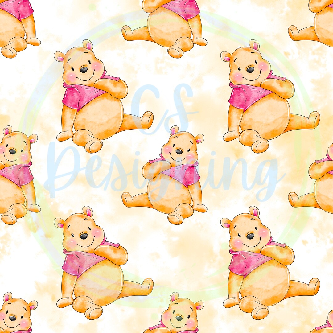 Winnie the Pooh Seamless,seamless Pattern,digital Paper,digital,paper ...