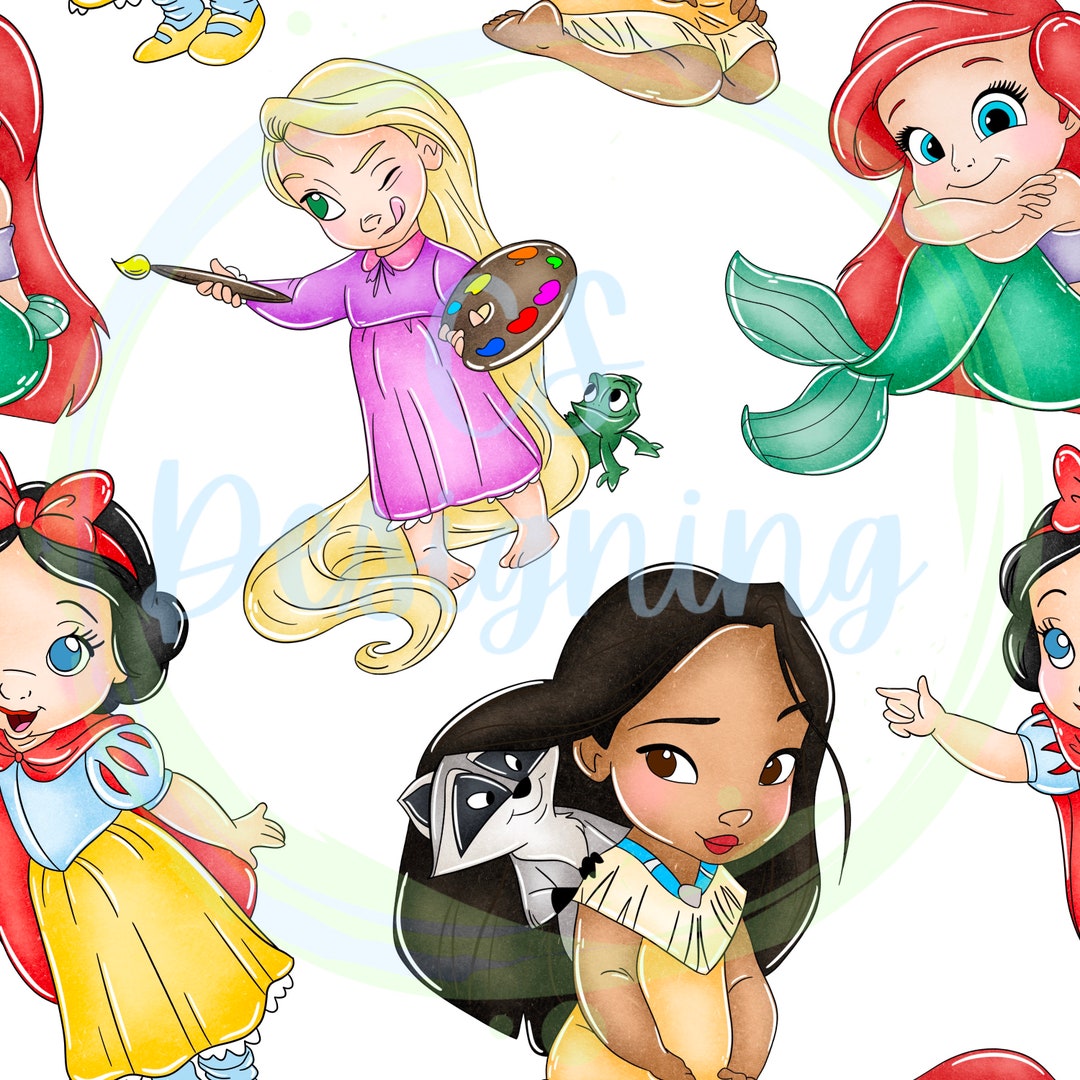 Princess Seamless,princess Seamless Pattern,digital Paper,digital ...